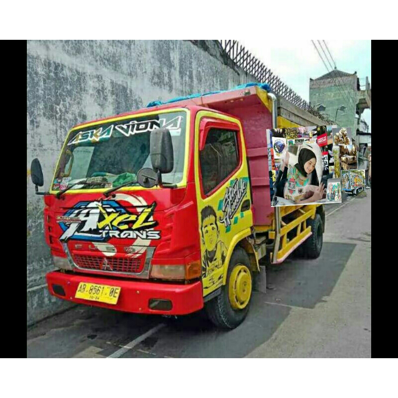 Jual decal stiker full bak truk bisa custom | Shopee Indonesia