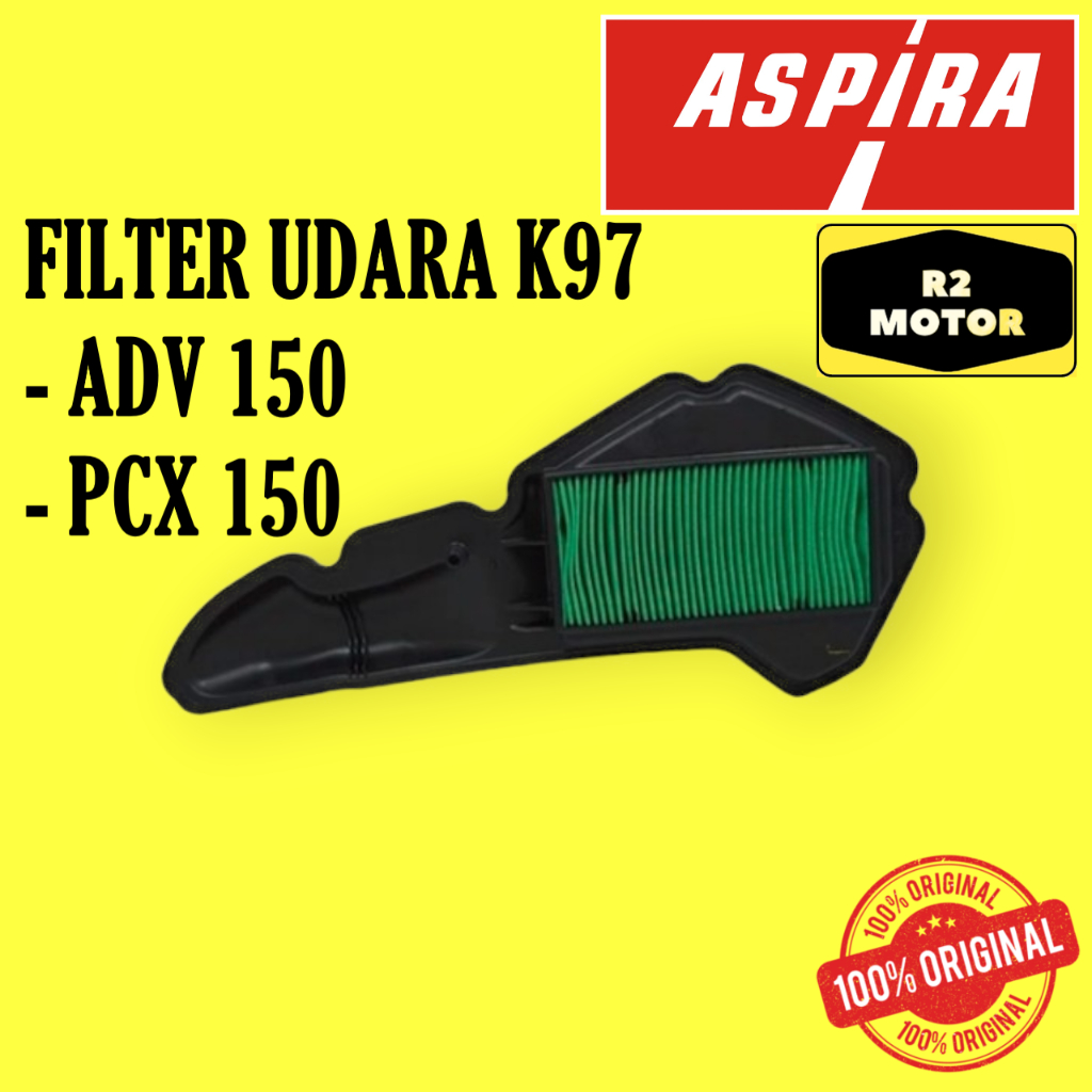 Jual FILTER SARINGAN UDARA K97 ASPIRA ADV 150 PCX 150 ORIGINAL | Shopee ...