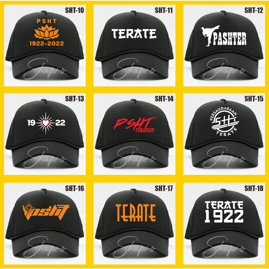 Jual Psht Topi Lambang Logo Setia Hati Terate Topi Costum Bisa Desain ...