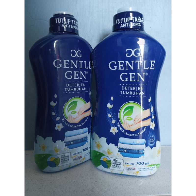 Jual 2 GENTLE GEN BOTOL DETERJEN TUMBUHAN CAIR 700ml | Shopee Indonesia