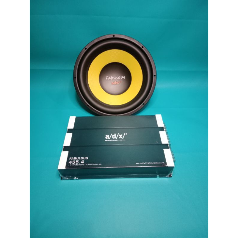 Jual Power ADX FABULOUS seri 455.4 & Subwoofer ADX FABULOUS 12inch ...