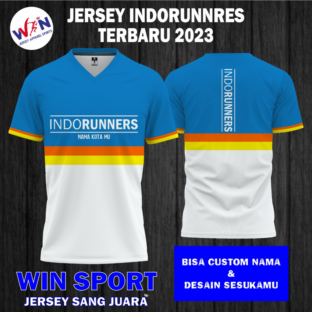Jual INDORUNNERS - Jersey Olahraga Running Terbaru 2023 Premium Quality & Berbahan Dryfit Full ...