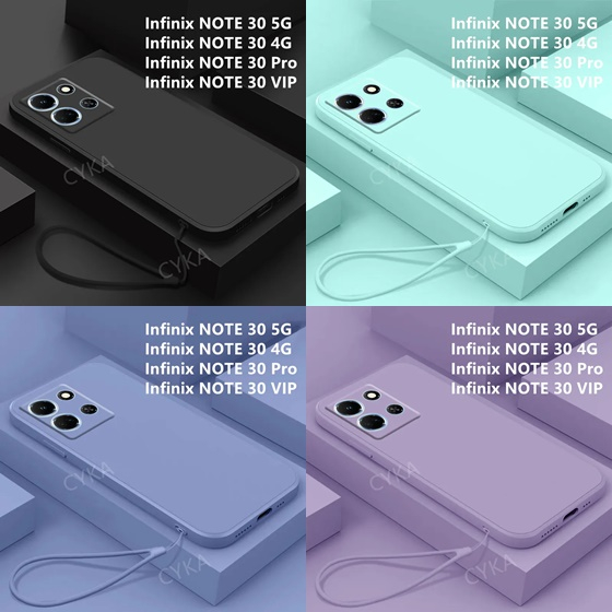 Jual Case Infinix Note 30 30 PRO Liquid Square LANYARD tali Casing Softcase | Shopee Indonesia