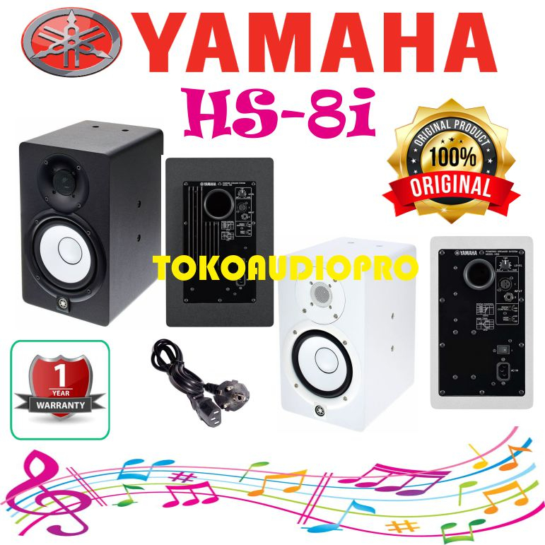 Jual Speaker Yamaha HS8i 8 inch Powered Mountable Studio Monitor Yamha HS-8i | Shopee Indonesia