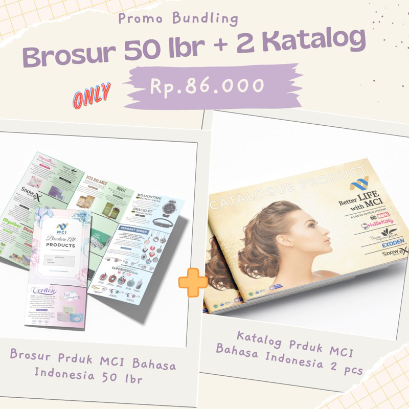Jual BROSUR dan KATALOG MCI Bundling | Shopee Indonesia