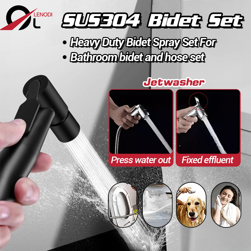 Jual 2 Functions Stainless 304 Jet Shower Toilet Gun, Pistol Semprot ...