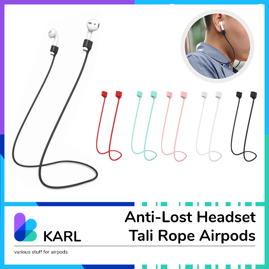 Jual Tali Anti-Lost Airpods TWS Headset Strap Airpods Headset Bluetooth ...