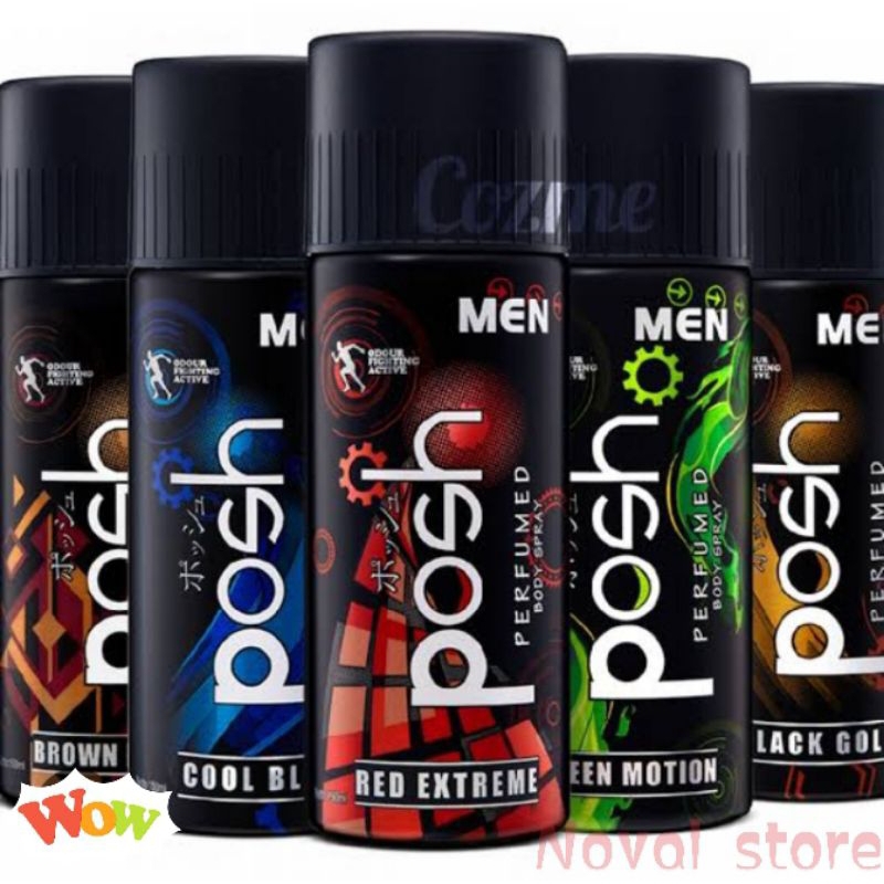 Jual Perfumed Spray POSH MEN Parfum cowok|All varian|150ml | Shopee ...