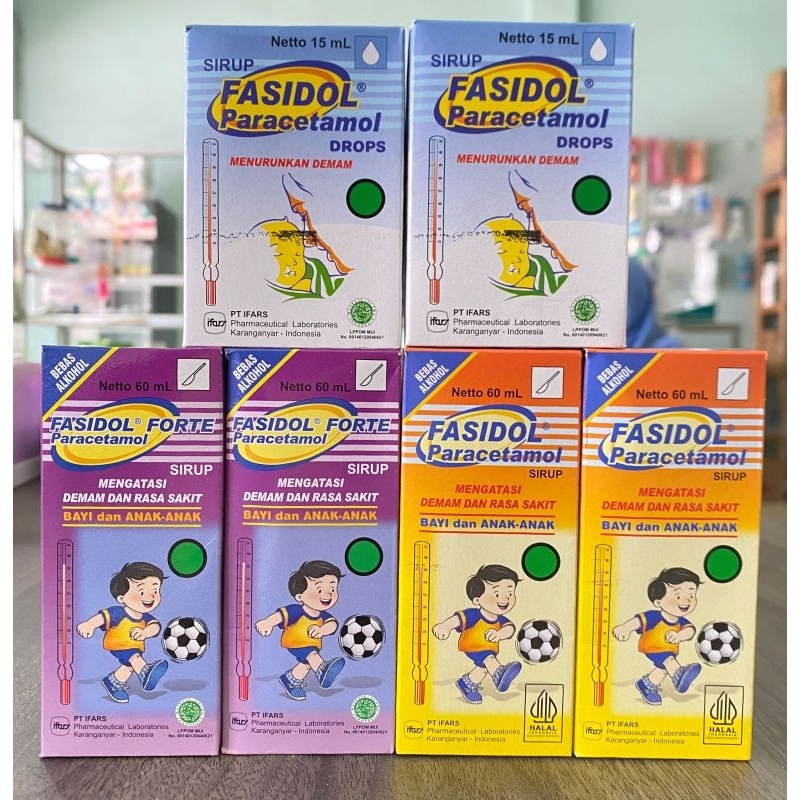 Jual FASIDOL PARACETAMOL ANAK (Penurun demam & pereda nyeri anak ...