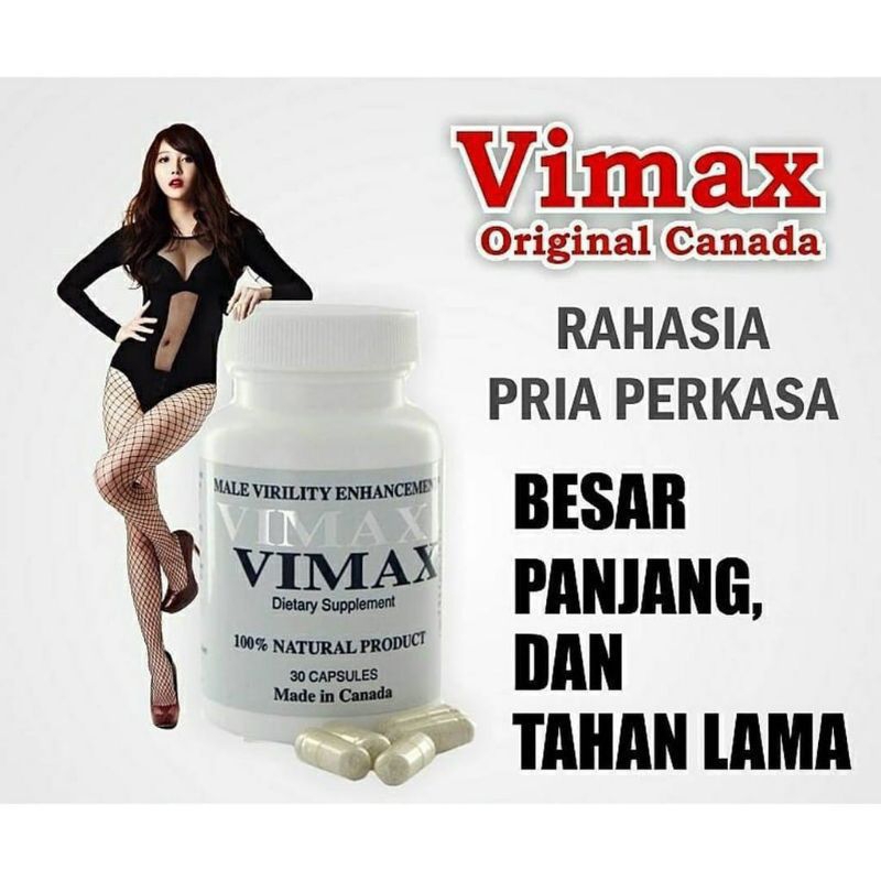 Jual VIMAX CANADA 100% ORIGINAL OBAT PENAMBAH UKURAN ALAT VIT4L PRIA | Shopee Indonesia