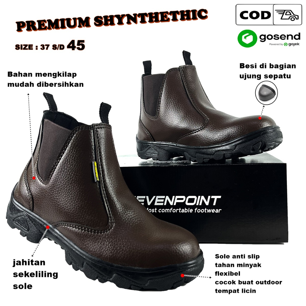 Jual Sepatu safety pria savety shoes wanita septi proyek lapangan ...