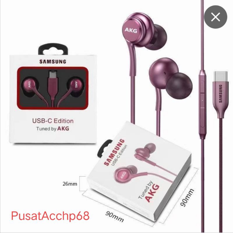 Jual {PAH} Headset AKG Note 10 Type C Hitam/Putih/Hijau Army/Maroon ...