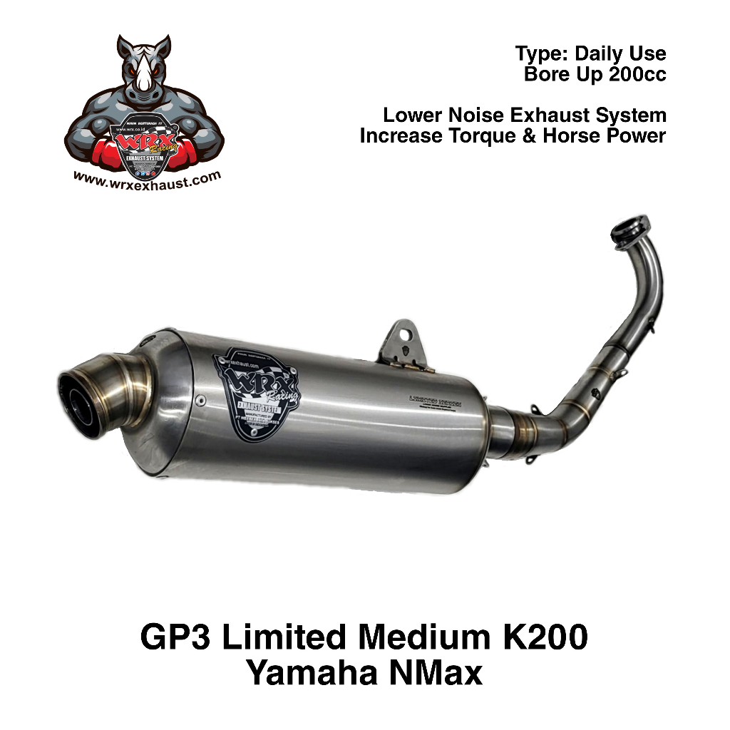 Jual Knalpot WRX GP3 Limited K200 NMax | Shopee Indonesia