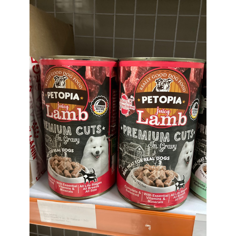 Jual petopia lamb premium cuts kaleng 1240g | Shopee Indonesia