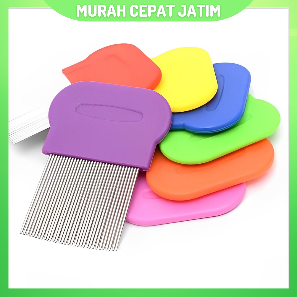 Jual Sisir kutu stainless sisir rambut besi rapat anti karat sisir kutu ...
