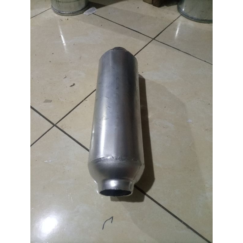 Jual resonator(peredam) knalpot mobil metik/ manual unifersal | Shopee ...