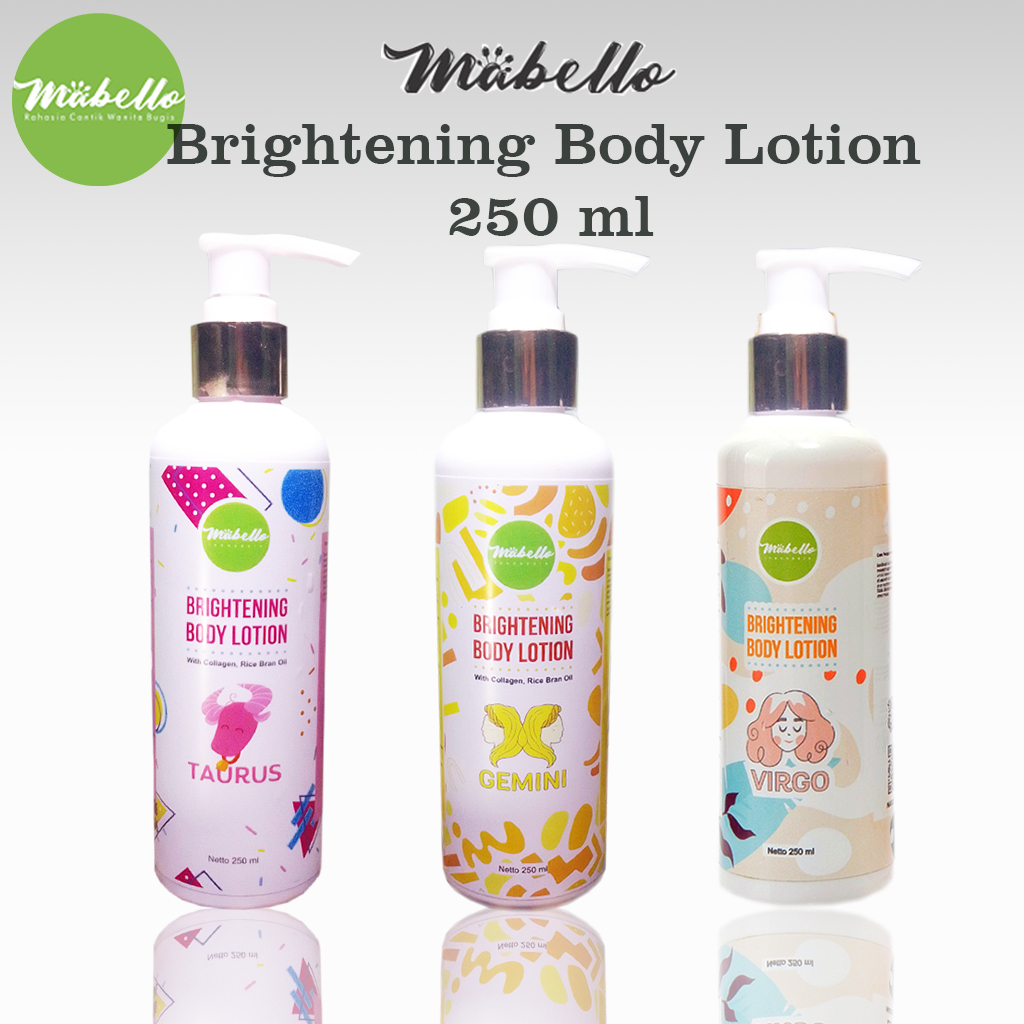 Jual Body lotion Mabello New brightening body lotion 250 ml mabelo ...