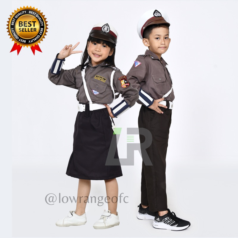 Jual Baju Polisi Anak - Seragam Kostum Polisi Anak Pocil Karnaval ...