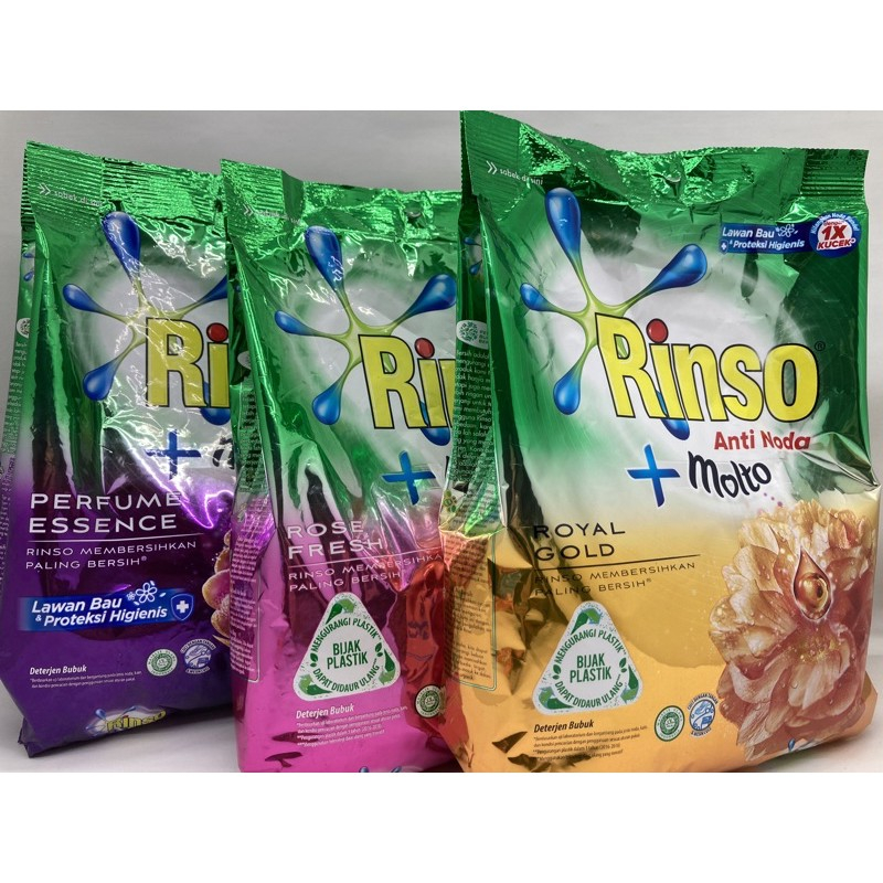 Jual Rinso Anti Noda + molto Deterjen detergent bubuk rinso 770 gram ...