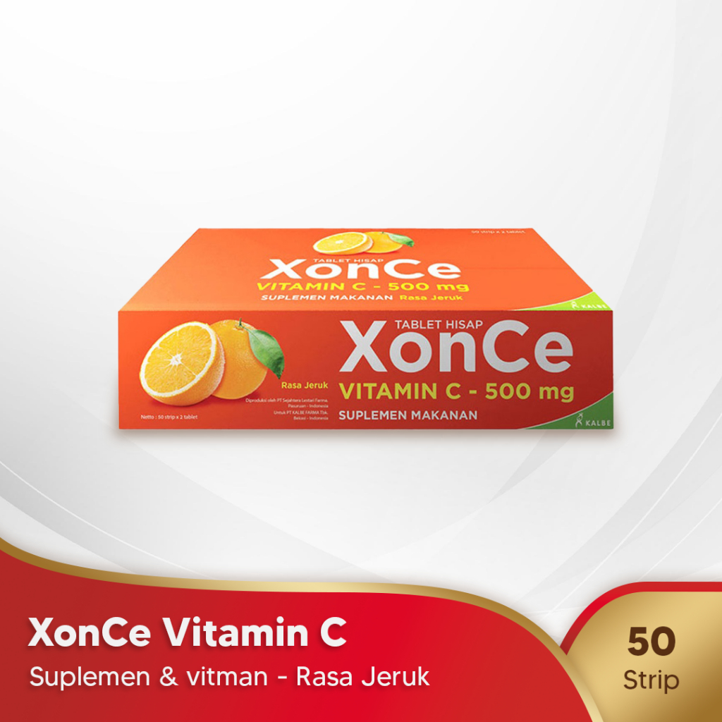 Jual Xonce Tablet Hisap Box isi 100 Tab - Vitamin C 500 Mg | Shopee ...