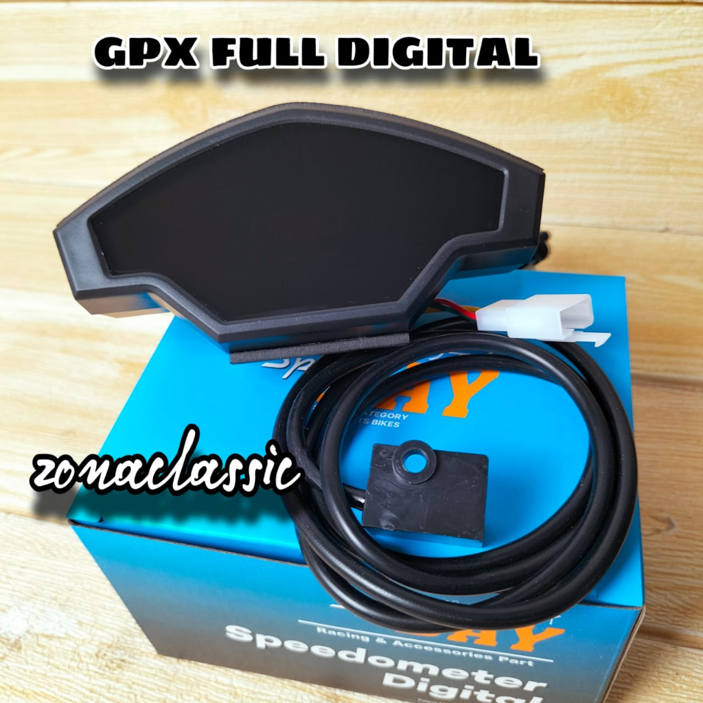 Jual SPEEDOMETER GPX DIGITAL UNIVERSAL IMPORT SPIDO GPX FULL DIGITAL ...