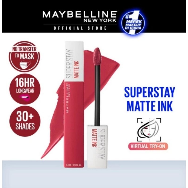 Jual Maybelline Superstay Matte Ink UnNudes Liquid - Ruler | Shopee ...