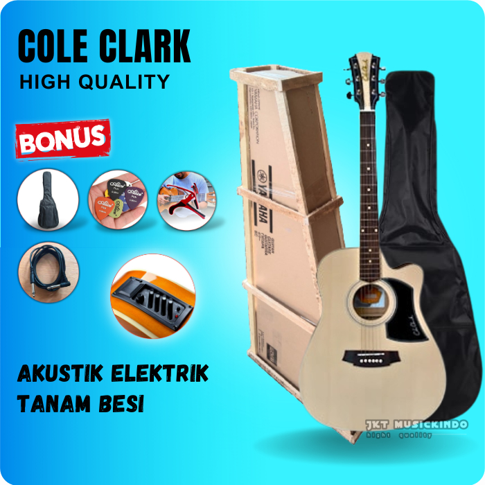 Jual Gitar Akustik Elektrik Listrik Guitar Akustik elektrik Cole clark ...