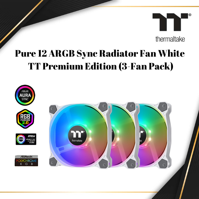 Jual Thermaltake Pure 12 ARGB Sync TT Premium Edition (3-Fan Pack ...