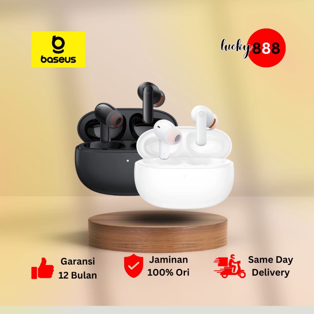 Jual BASEUS TWS ANC Bowie MZ10 Active Noise Reduction True Wireless ...