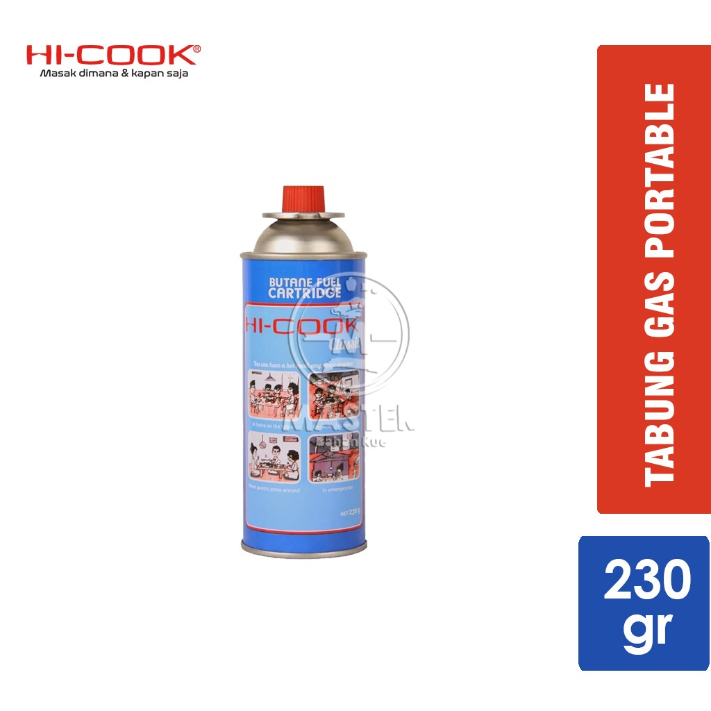 Jual Gas Portable Cartridge Hi-Cook / Tabung Gas Portable Mini [230 gr ...