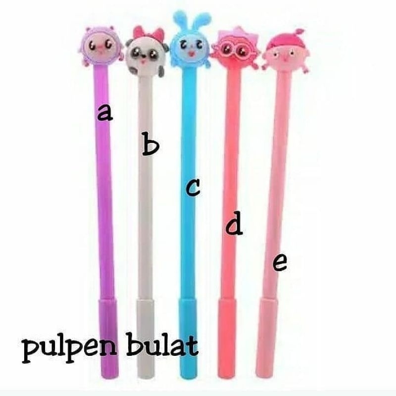 Jual {LB} pulpen gel / pulpen bulat / pulpen karakter / pulpen lucu ...