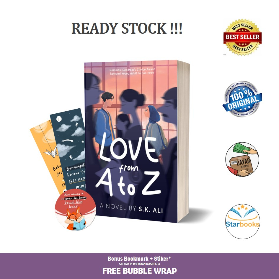 Jual Buku Love From A To Z By S.K. Ali - Republika (Novel) | Shopee ...