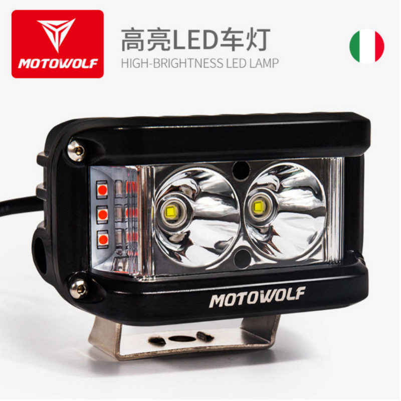 Jual Lampu Tembak LED Lampu Strobo Motor Motowolf Lampu Cree 25W ...
