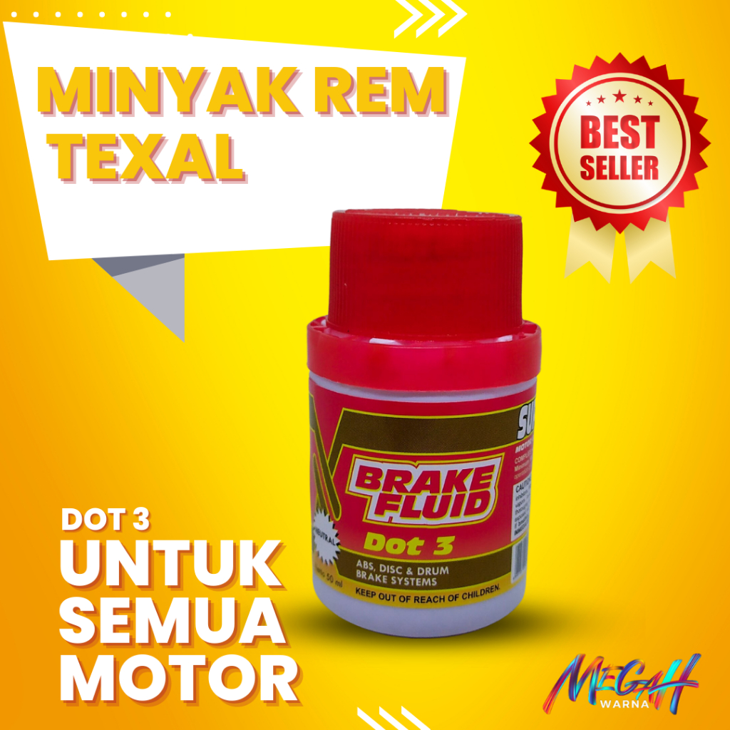 Jual Minyak Rem/Oli Rem Untuk segala Motor TEXAL 50ML Murah | Shopee ...