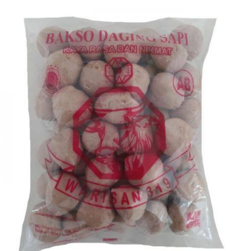 Jual Bakso Sapi Warisan SB/AB Warisan 319 Baso isi 50pcs/Bakso/Bakso Warisan/Bakso Sapi/Bakso ...