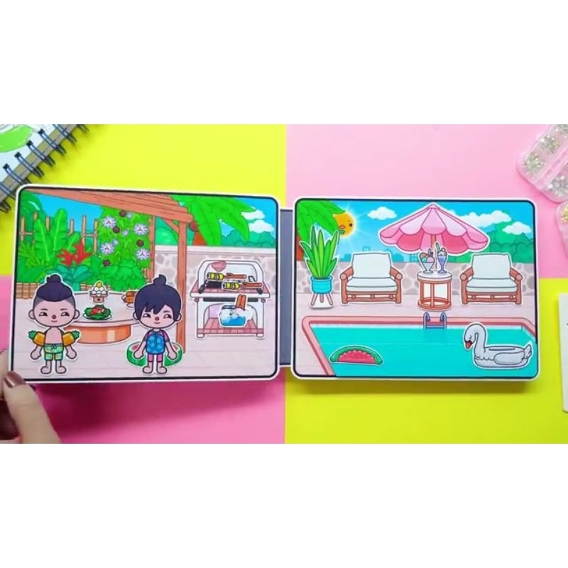 Jual Toca Boca Mainan Edukasi Paper Book Paper Doll Toca Wednesday ...