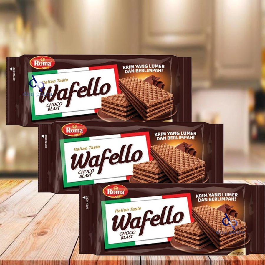 Jual Wafello wafer coklat 17gr X 3 renceng ( promo ) | Shopee Indonesia