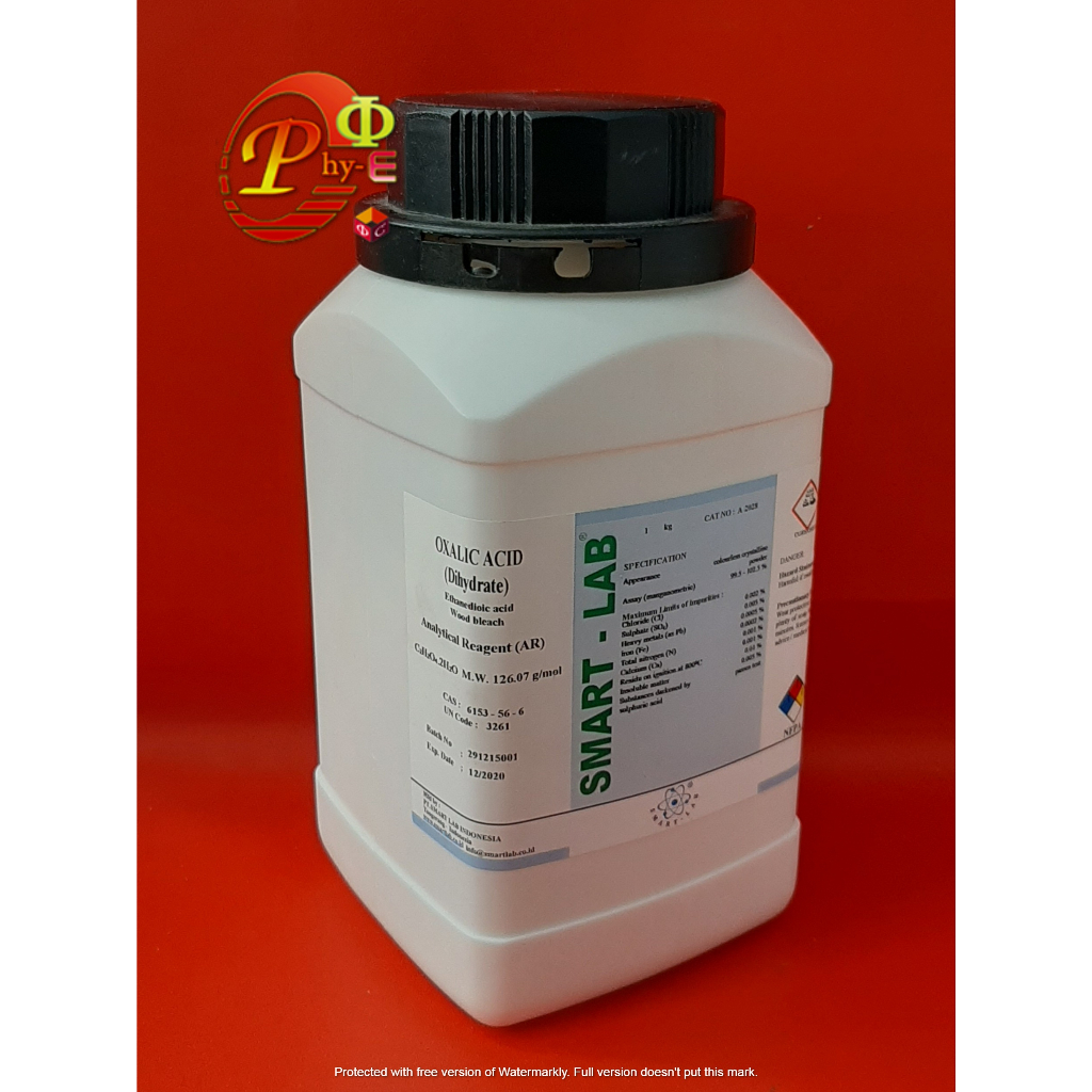 Jual Asam Oksalat Dihidrat / H2C2O4.2H2O / Oxalic Acid Smartlab Analis ...