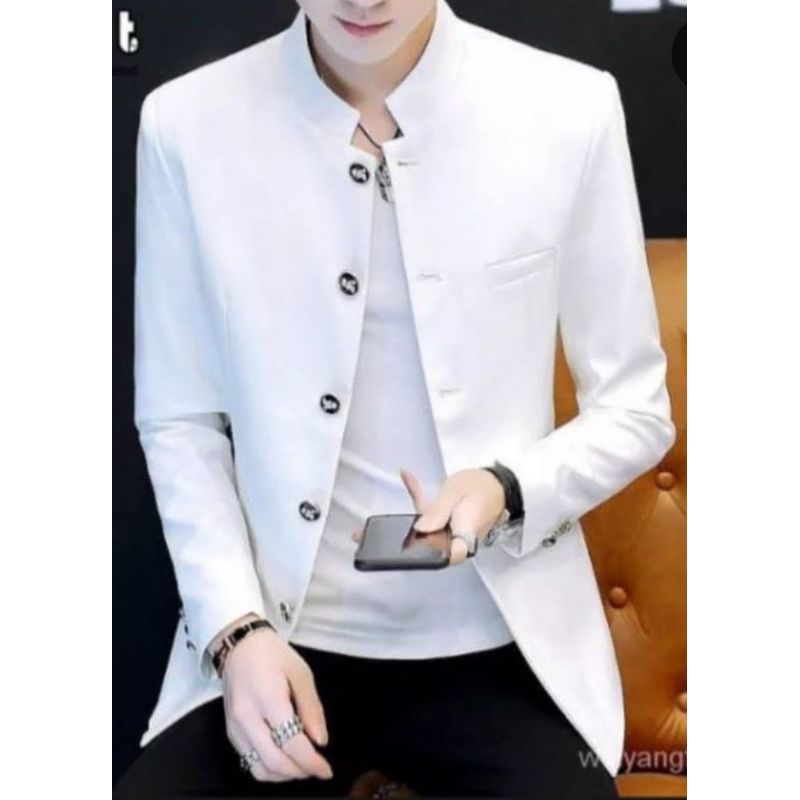 Jual jasko semi jas pria dewsa putih / hitam | Shopee Indonesia