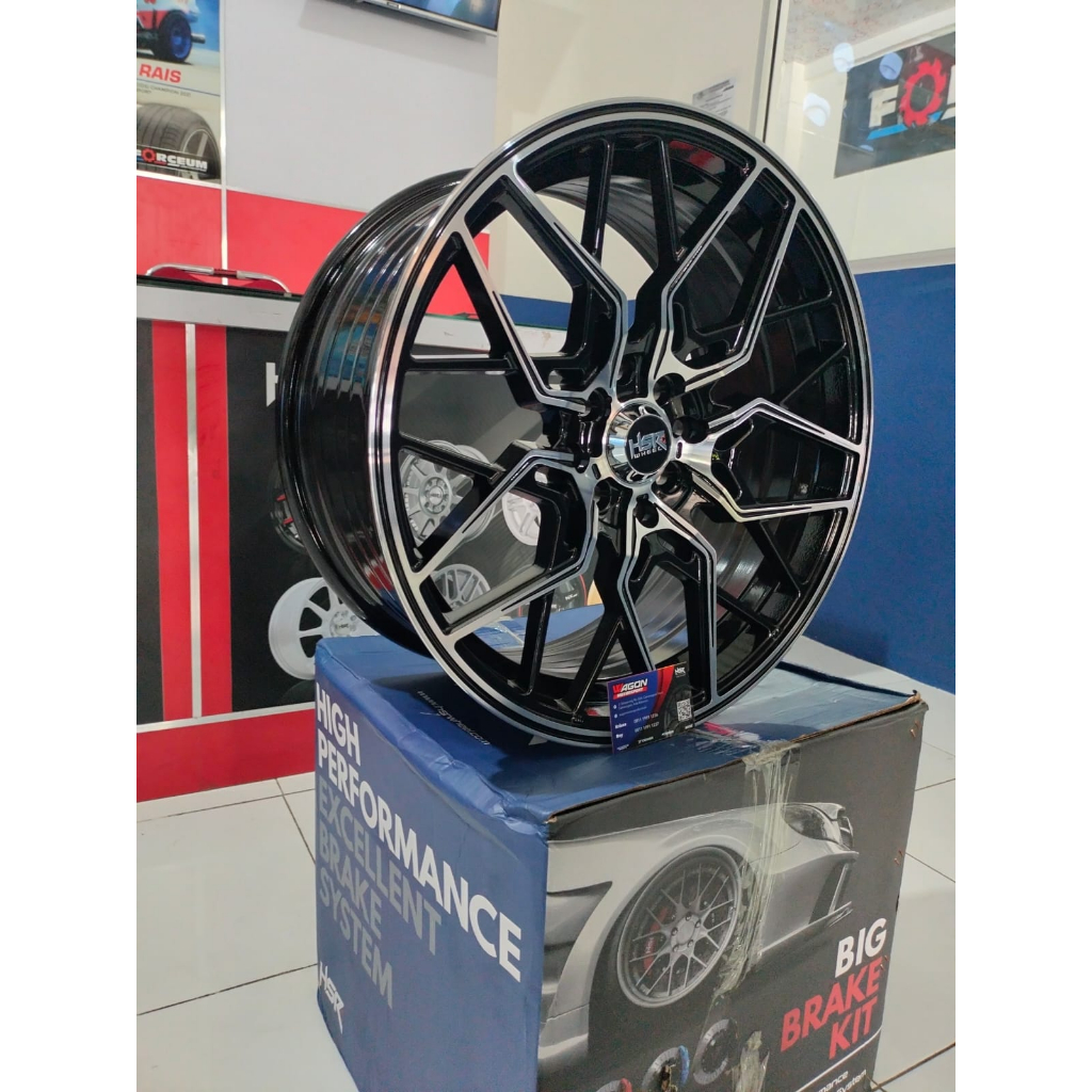 Jual VELG HSR RACING MODEL JARI JARI RING17 PCD4X100 DAN 4X114,3 BUAT BRIO AYLA AGYA FREED XENIA ...