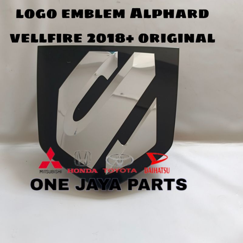 Jual logo emblem Alphard vellfire 2018+ original | Shopee Indonesia