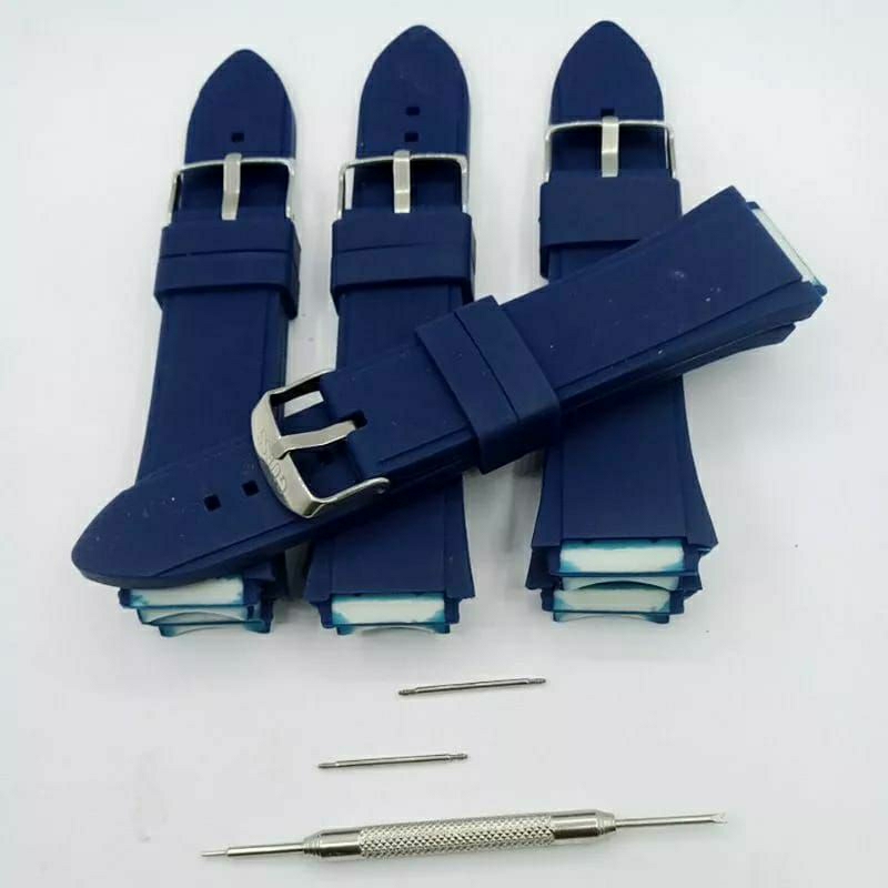 Jual Tali jam tangan guess size 22 mm Tali Jam GUESS Biru free pen ...