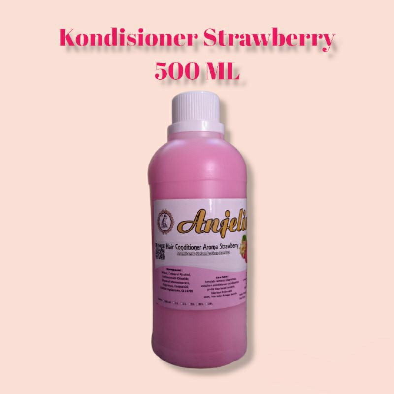 Jual KONDISIONER STRAWBERRY 500ML ANJELINA KONDISIONER SALON WANGI ...