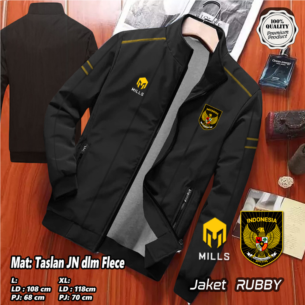 Jual JAKET TIMNAS INDONESIA TERBARU / JAKET MILLS TIMNAS KEREN MURAH ...