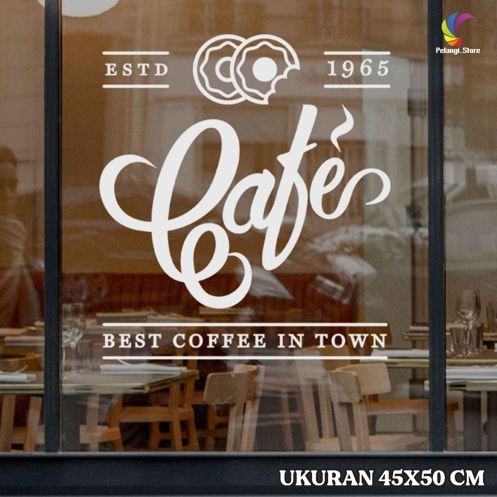 Jual Wall Sticker Stiker Dinding Kopi Coffee Cafe Cutting Stiker tembok ...