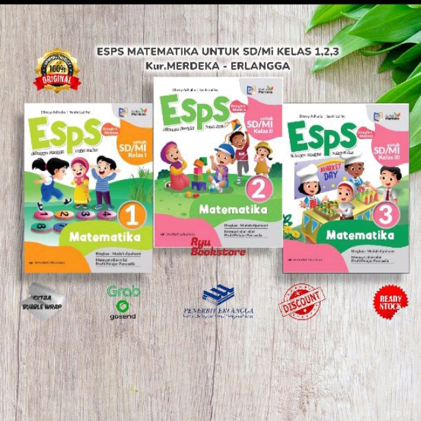 Jual ESPS Matematika Kelas 1,2,3 SD/Mi Kurikulum Merdeka - Erlangga | Shopee Indonesia