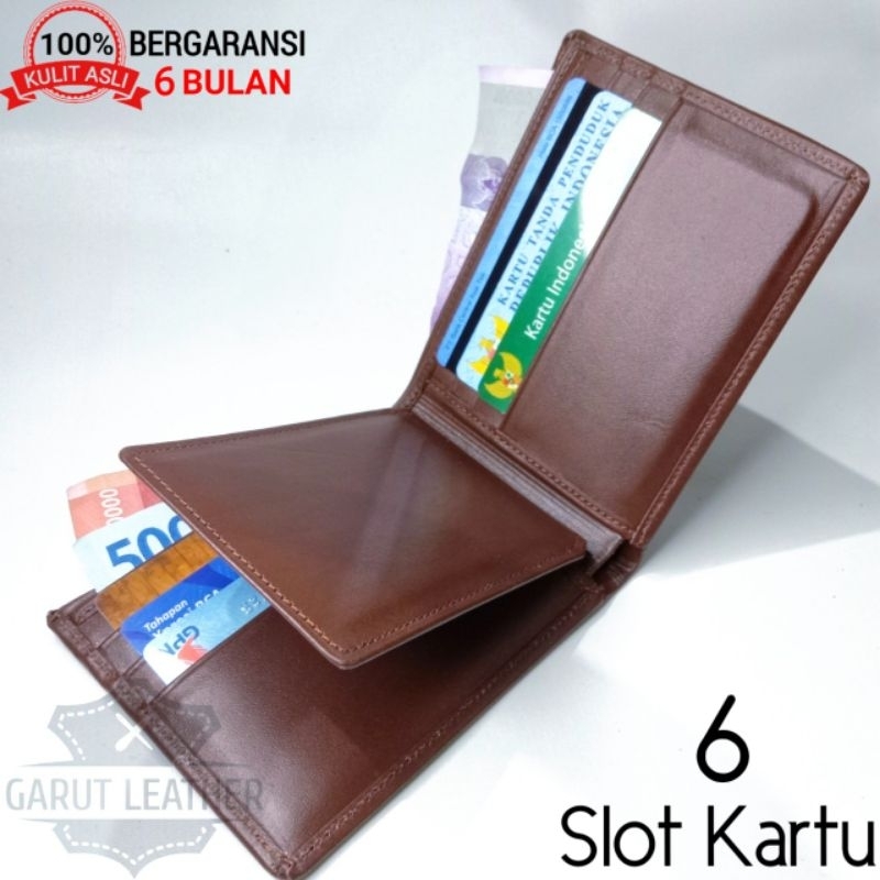 Jual Dompet Pria Kulit Asli Original / Dompet Kulit Pria Asli Garut ...