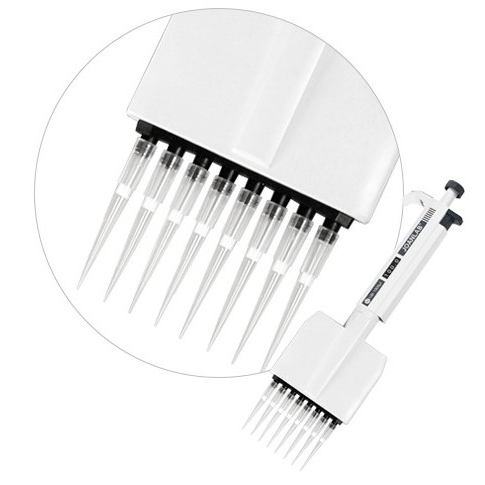 Jual Joanlab Micropipette multi channel 50-300 uL mikropipet 8 channel ...