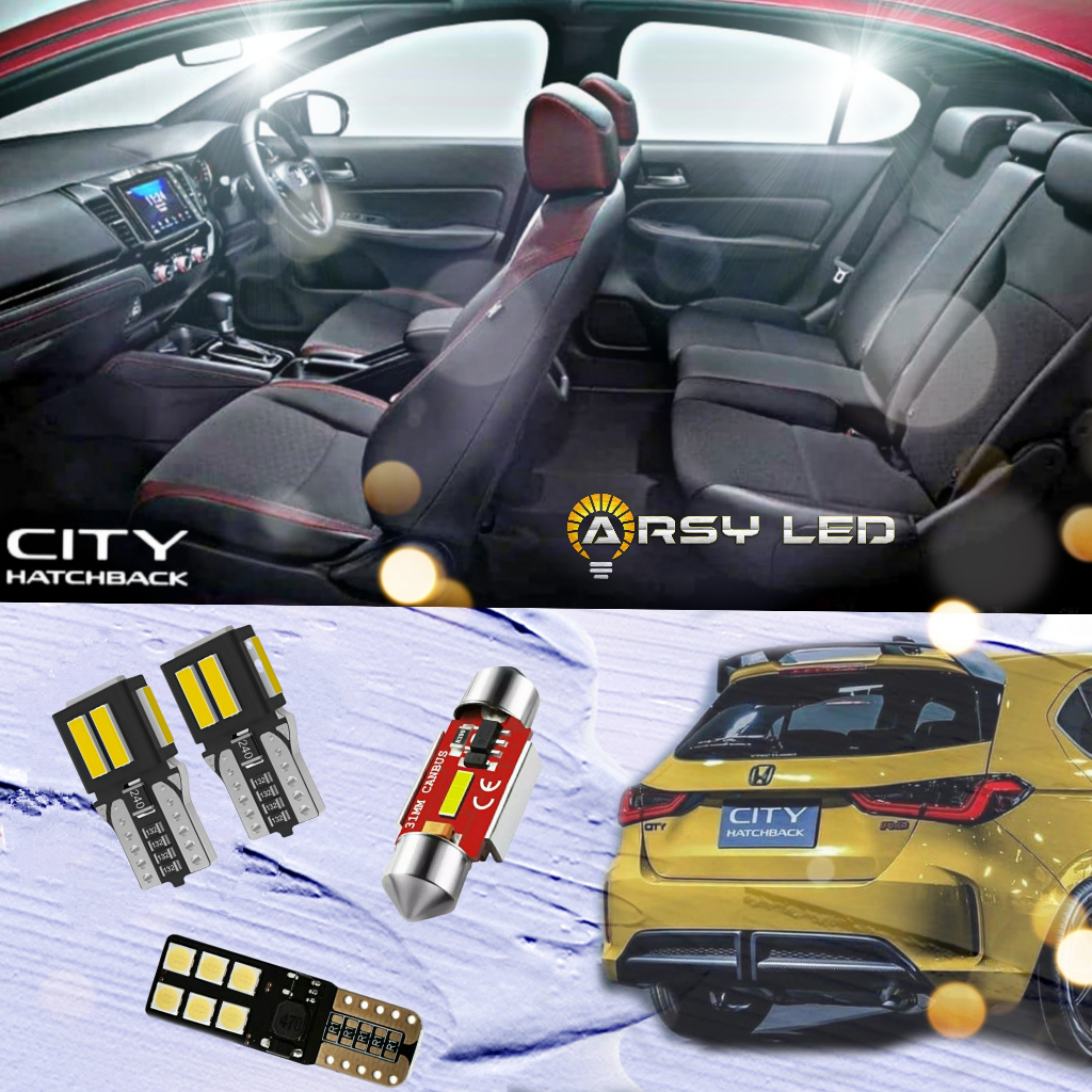 Jual ARSYLED Paket Lampu Plafon Kabin Mundur Sein Plat LED Mobil Honda CITY hatchback | Shopee ...