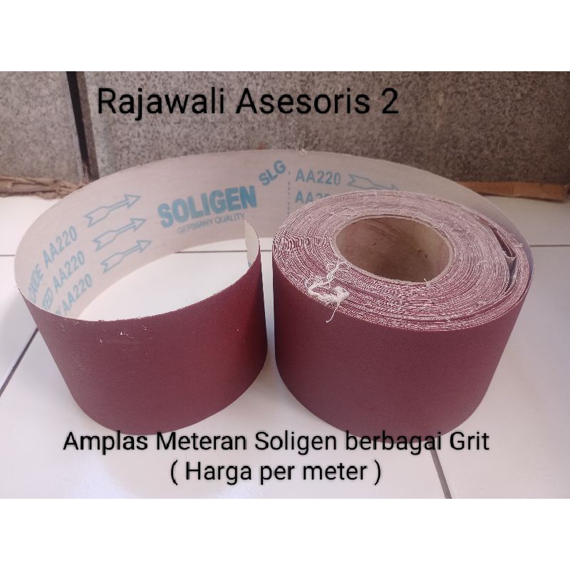 Jual Amplas Meteran (Per 1 Meter) / Amplas Duco / Amplas Roll SOLIGEN ...